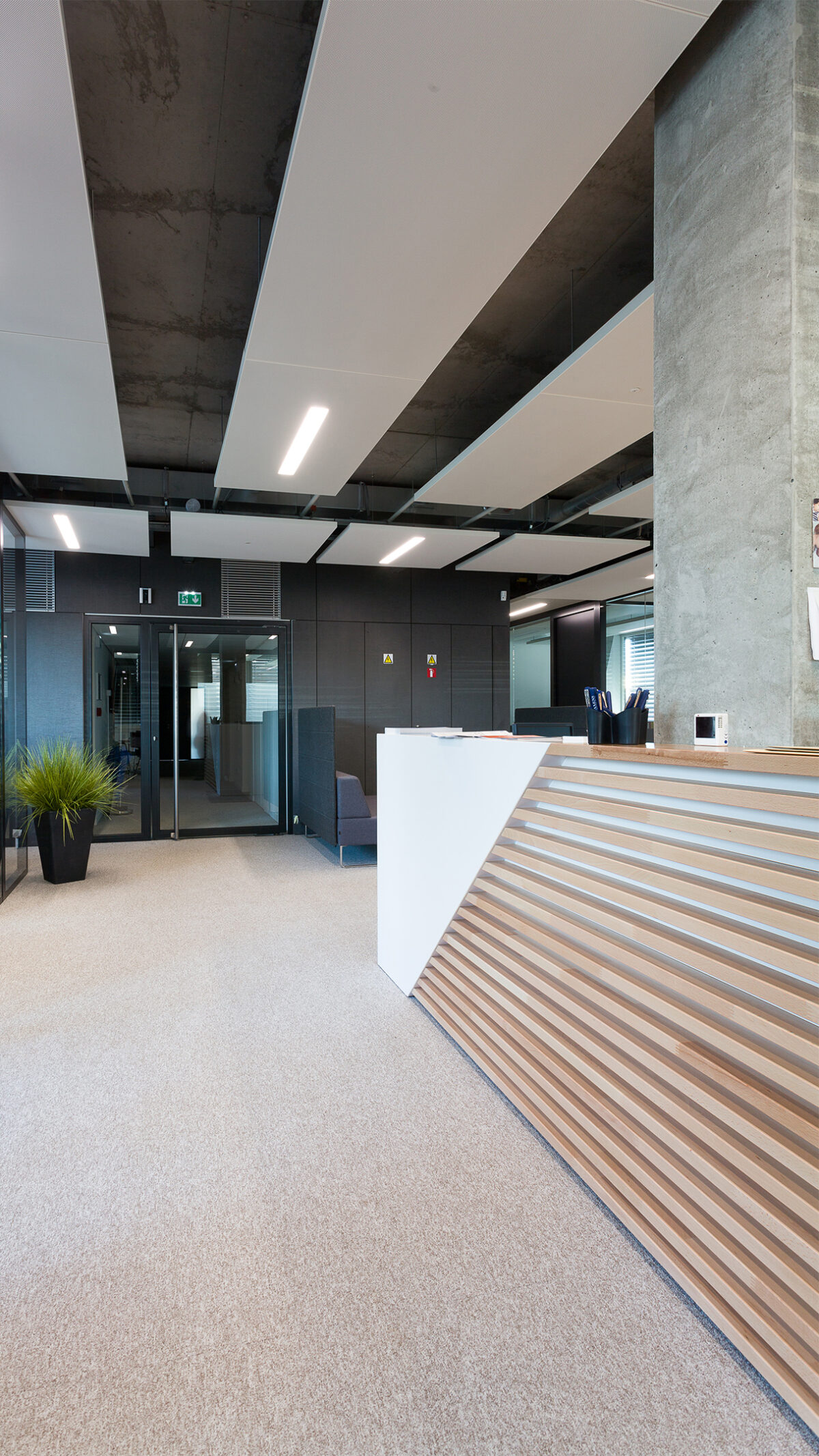 Aménagement banque d'accueil - Office concept